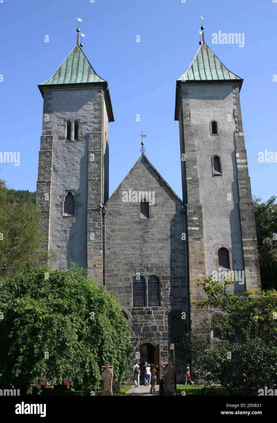 maria church in bergen (norway Stock Photo - Alamy