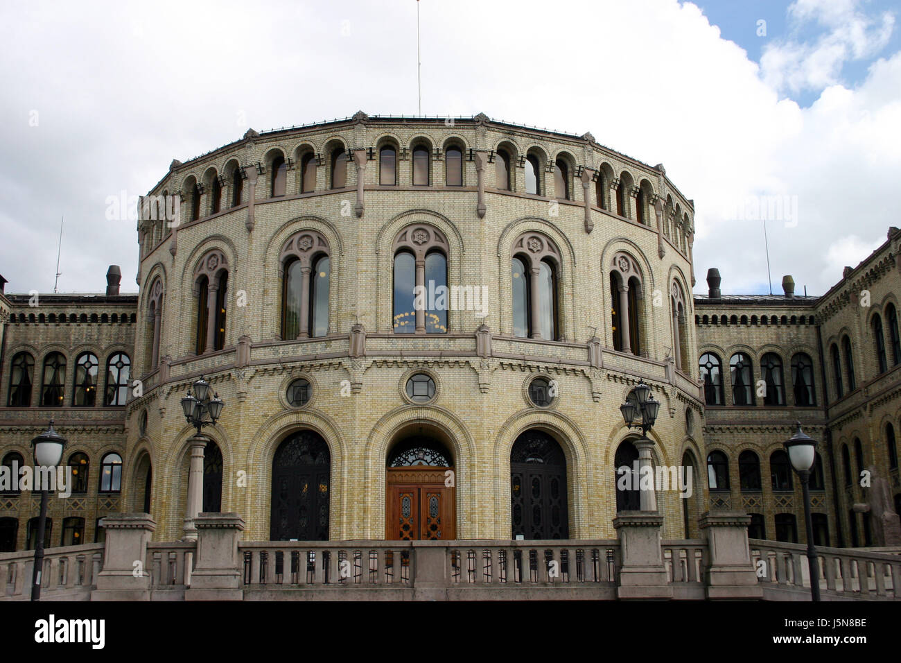 parliament building (stortinget) in oslo Stock Photo - Alamy