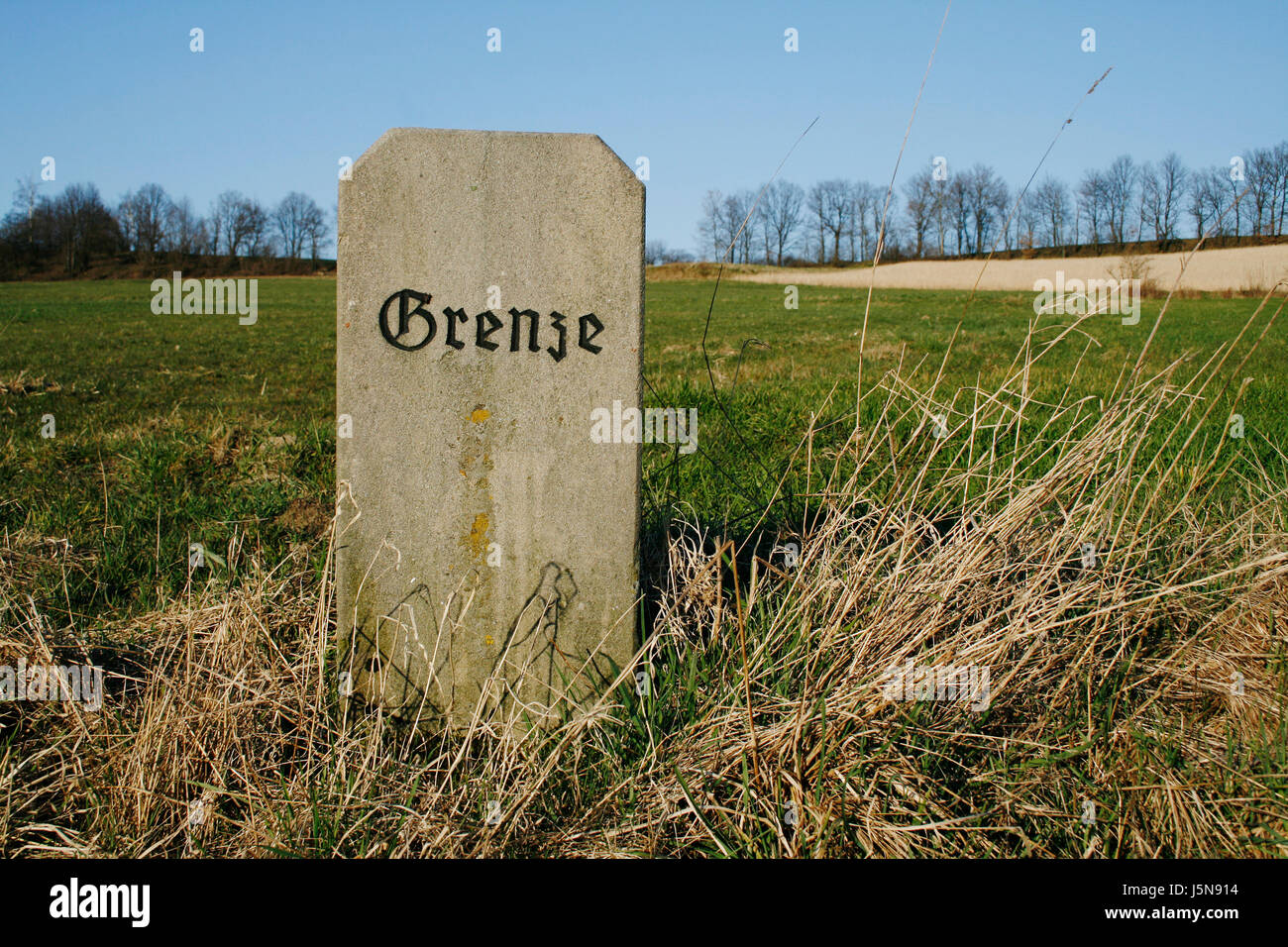 stone border delimitation boundary stone area boundary mark ...