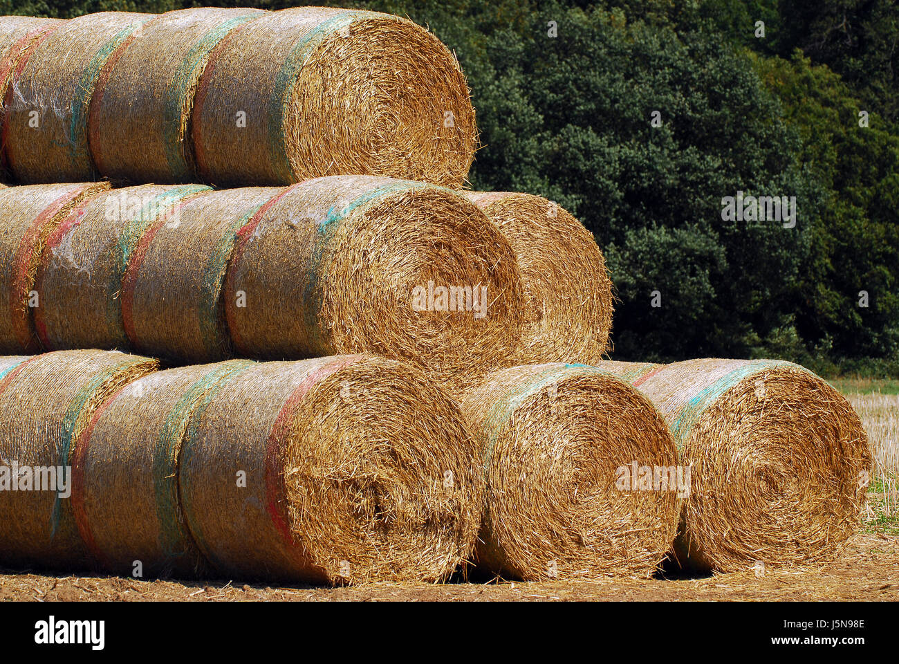 straw ball fuel building materials blades straw dried harvest time ...
