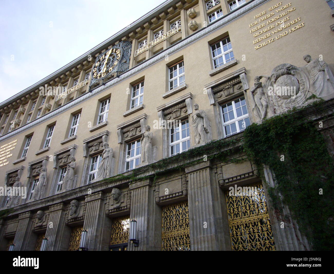 german national library leipzig Stock Photo - Alamy