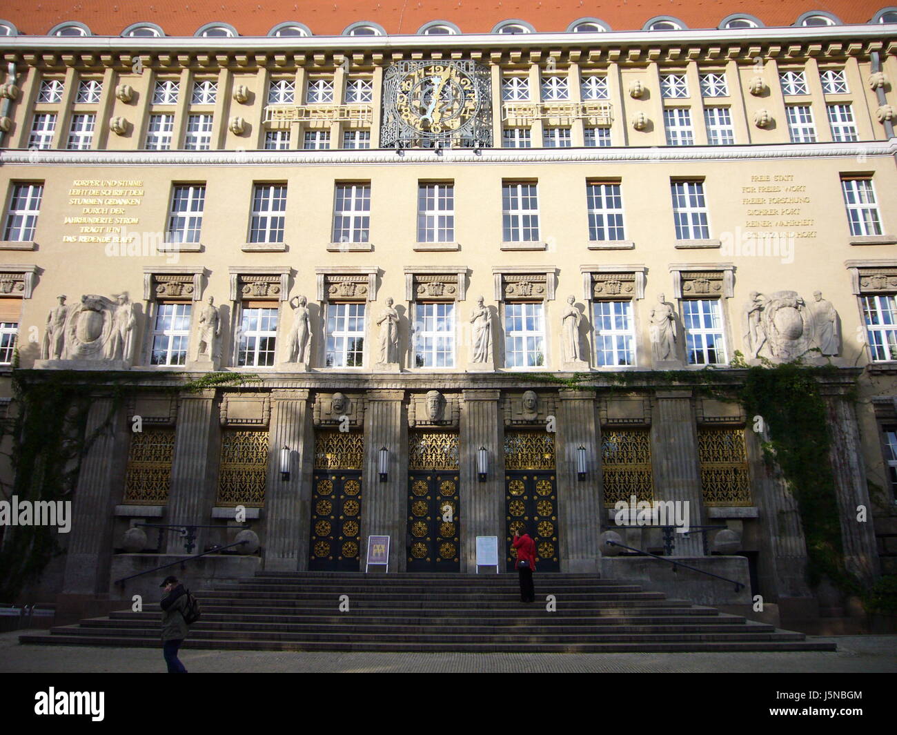 german national library leipzig Stock Photo - Alamy