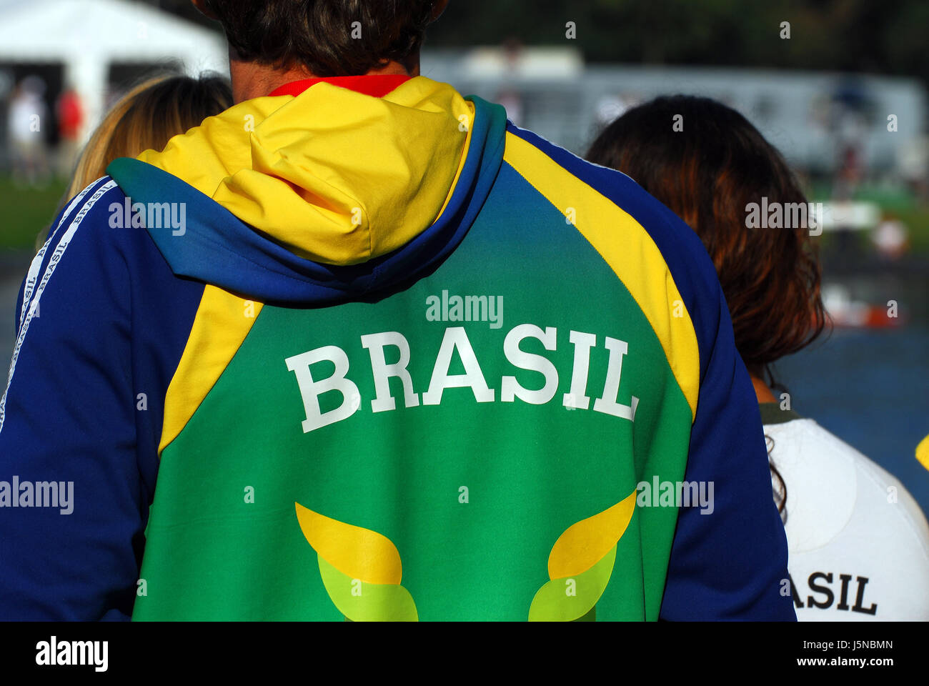 sign signal blue green brazil inscription coats national colors ...