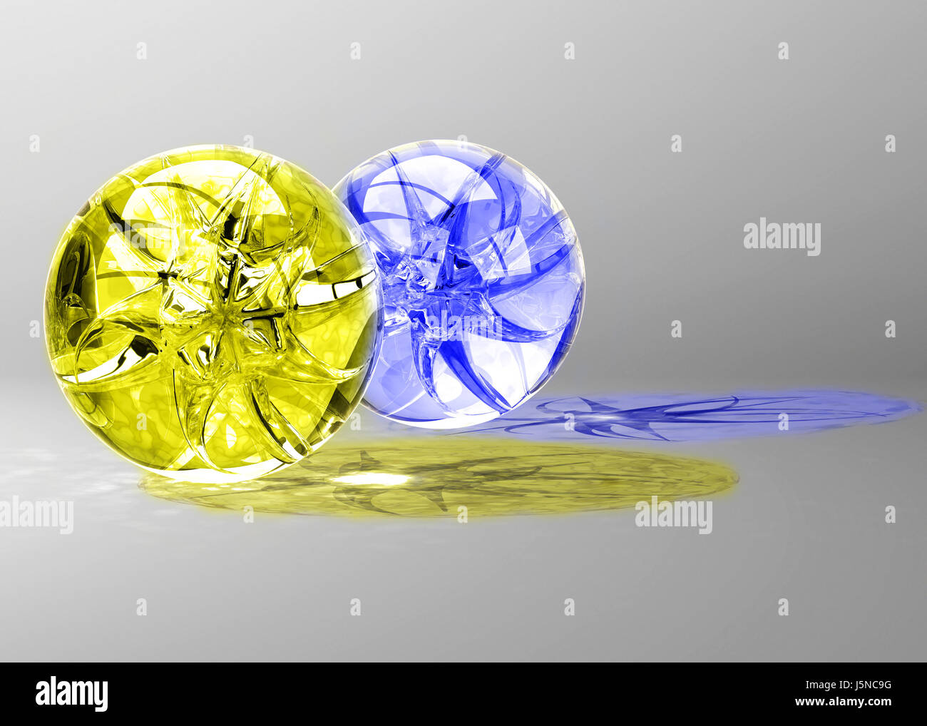 reflection mirroring bowl ball colour refraction similarity same glass ...