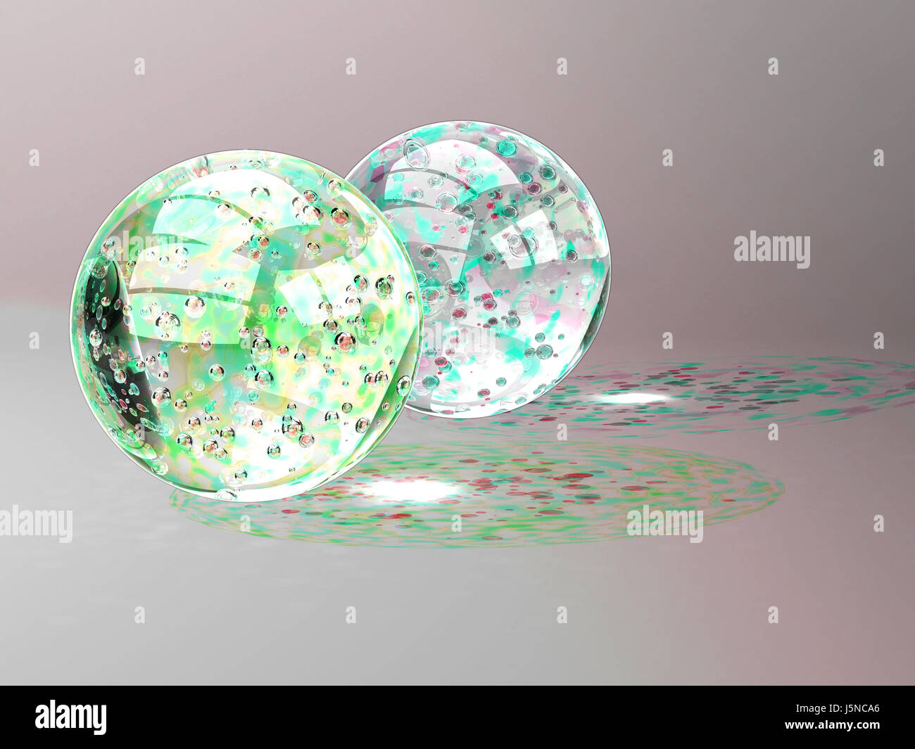 reflection mirroring bowl ball colour refraction similarity same glass ...