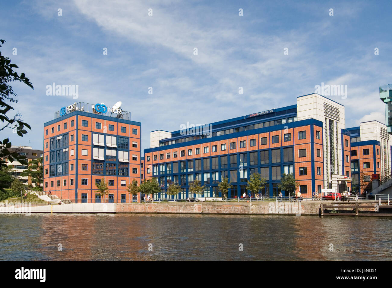 office building office block block of offices building channel towers ...