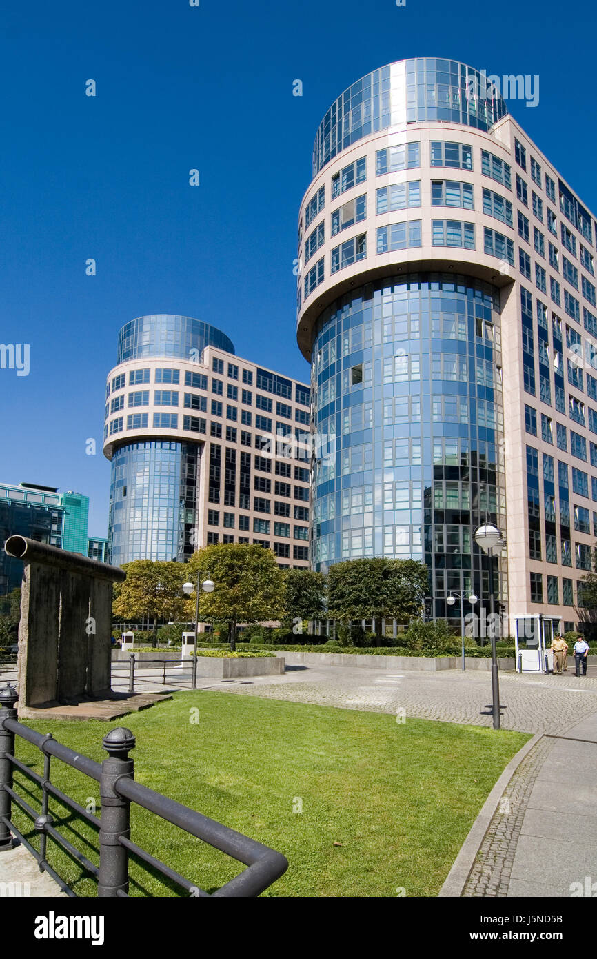 office building office block block of offices building berlin towers ...