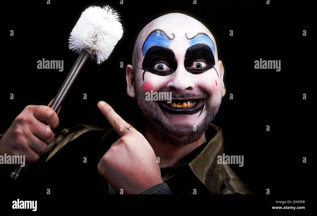 eyes clown harlequin radiate beard sight view outlook perspective vista ...