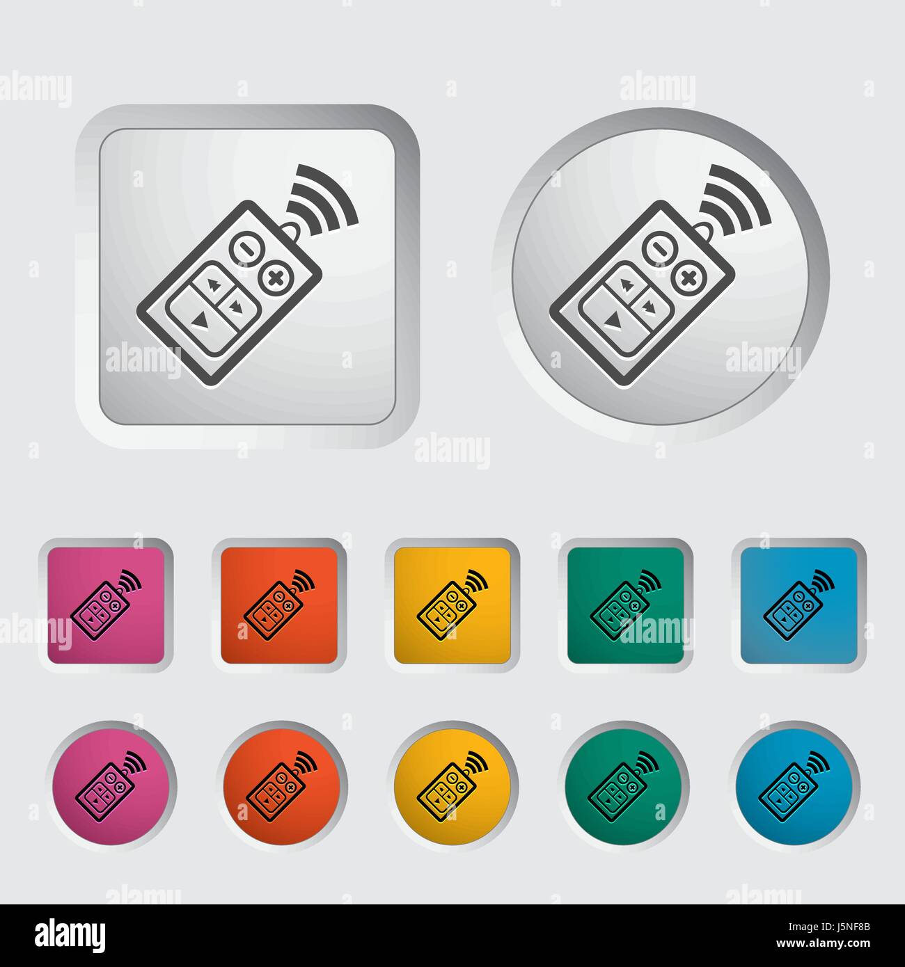Car remote control icon. Vector illustration Stock Vector Image & Art ...