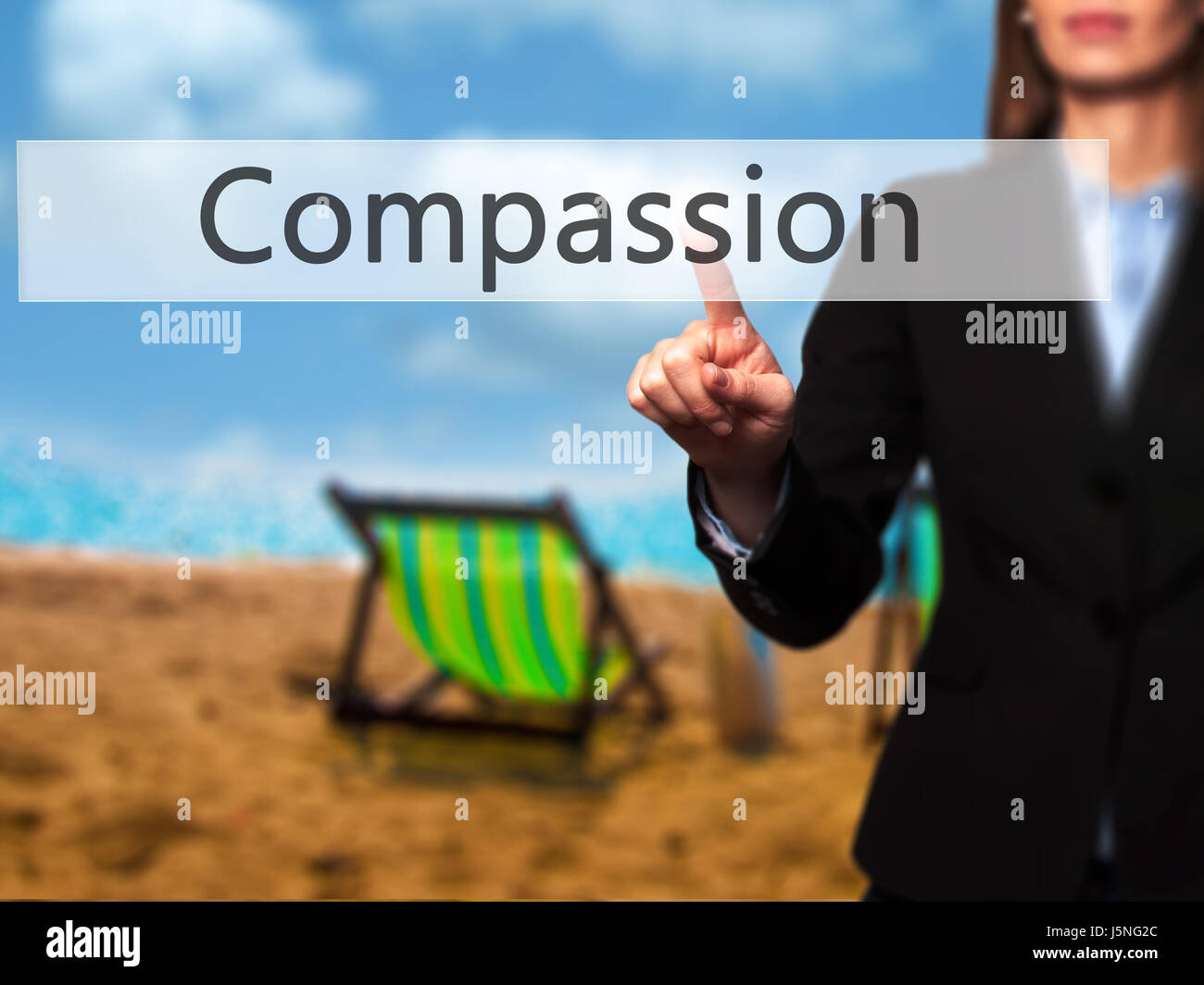 Compassion - Successful businesswoman making use of innovative ...