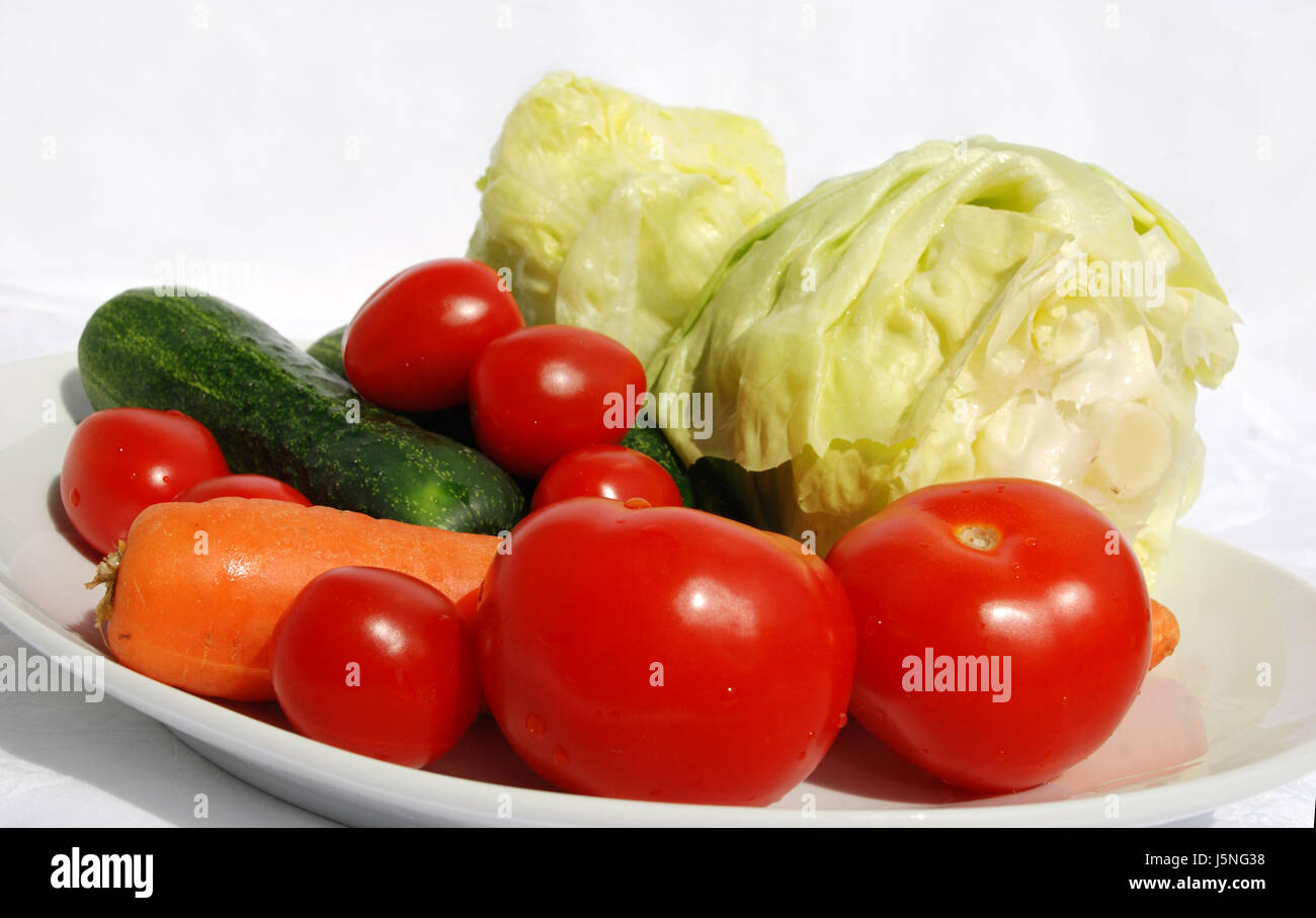 mixed - vegetable and tomato cabbage carrot Stock Photo - Alamy