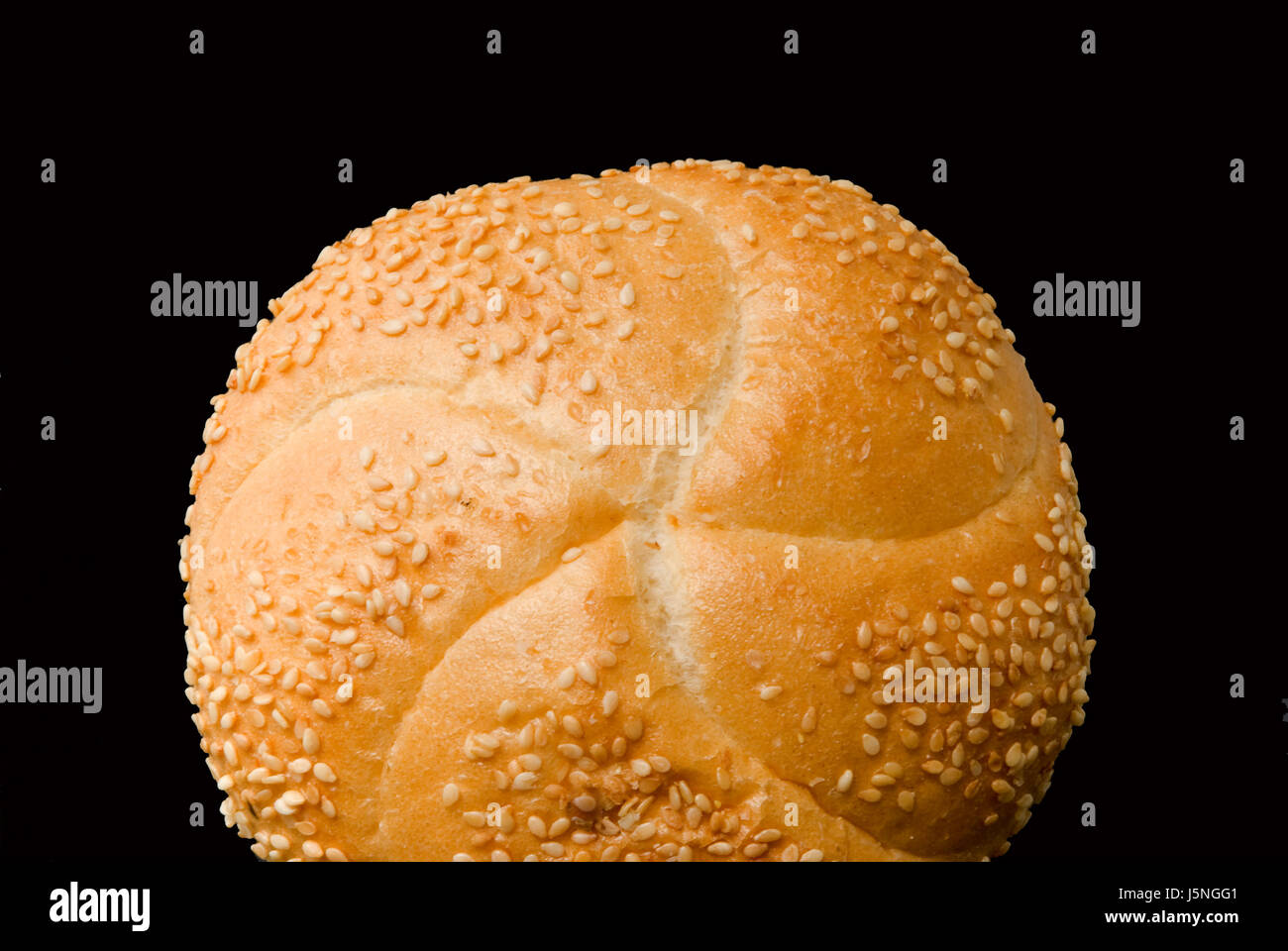 sesame bun-isolated Stock Photo - Alamy