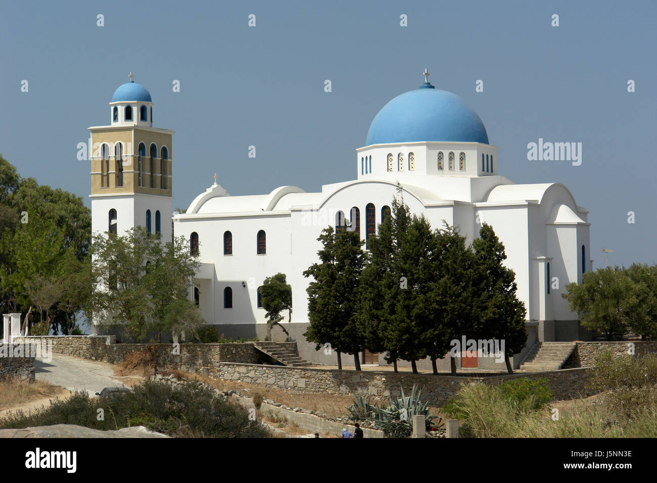 church in galando,naxos Stock Photo - Alamy