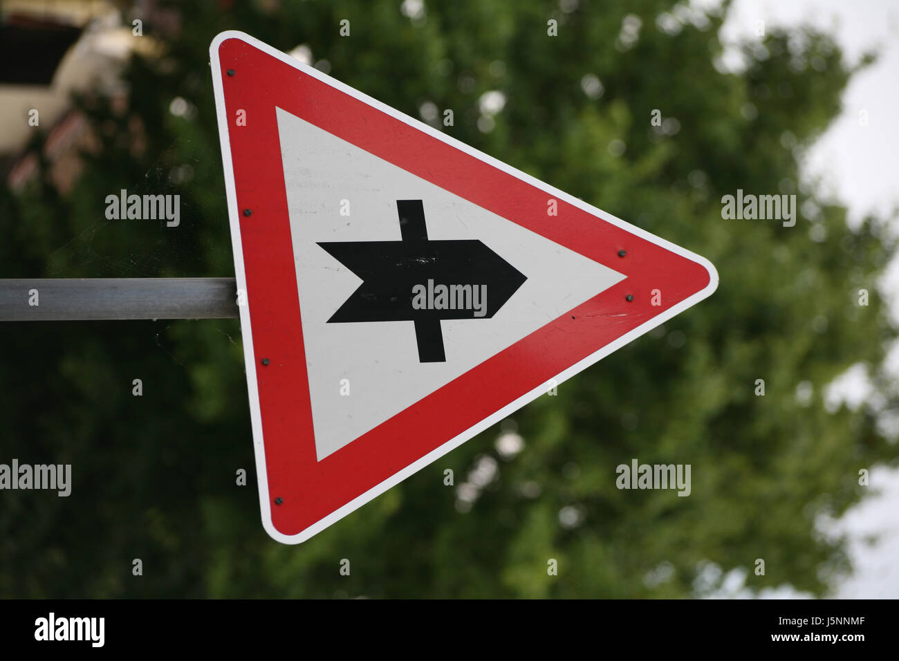 sign signal traffic sign marking triangle hint right of way main road ...