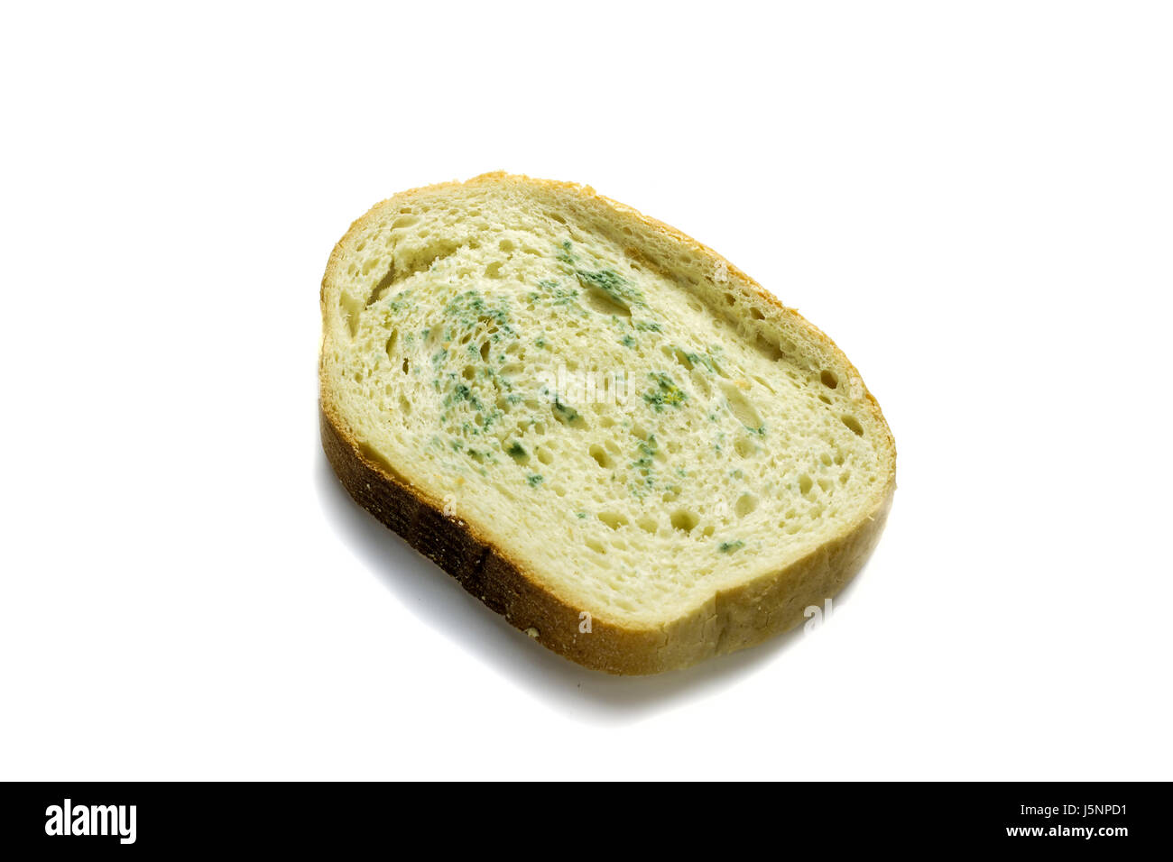 Spoiled bread with a mold on a white background Stock Photo - Alamy