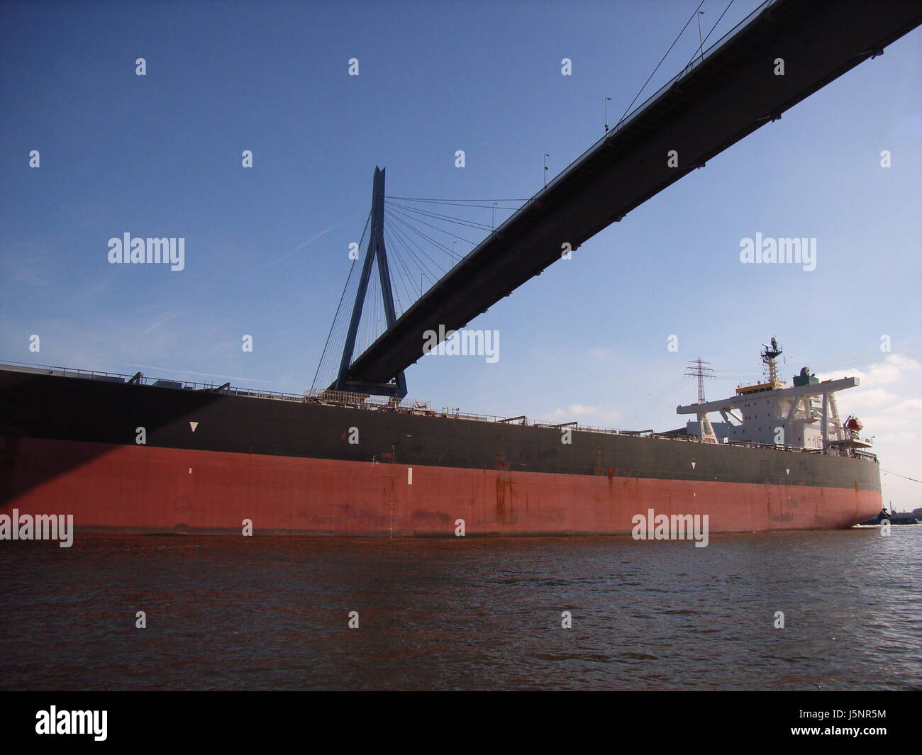 bridge navigation harbor hamburg harbours passage freighter trunk cargo ...