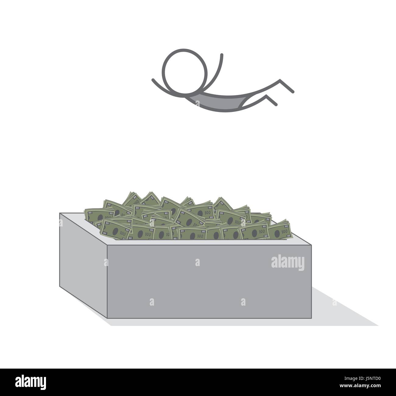 Diving Into A Pool Of Money