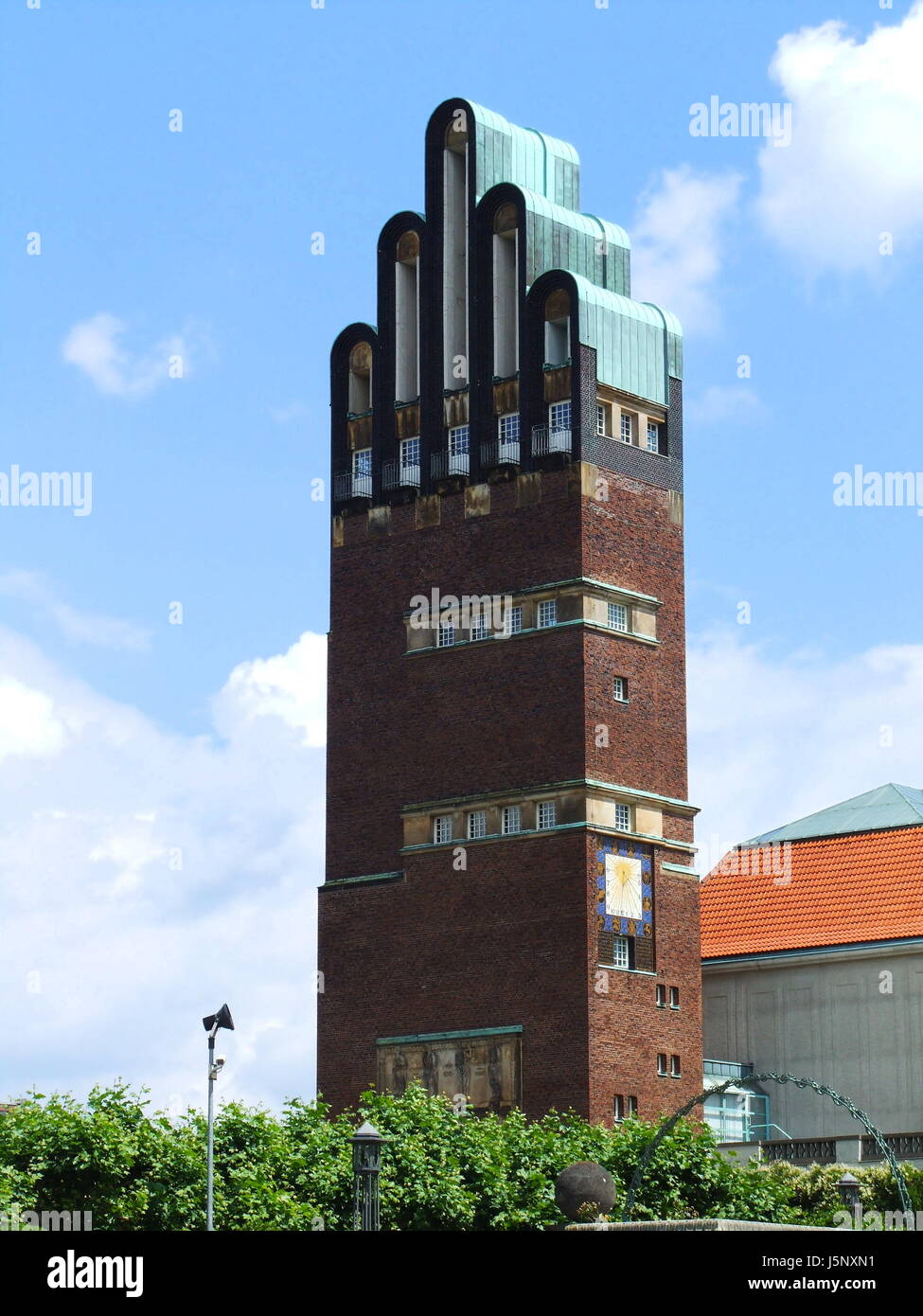 wedding tower in darmstadt Stock Photo - Alamy