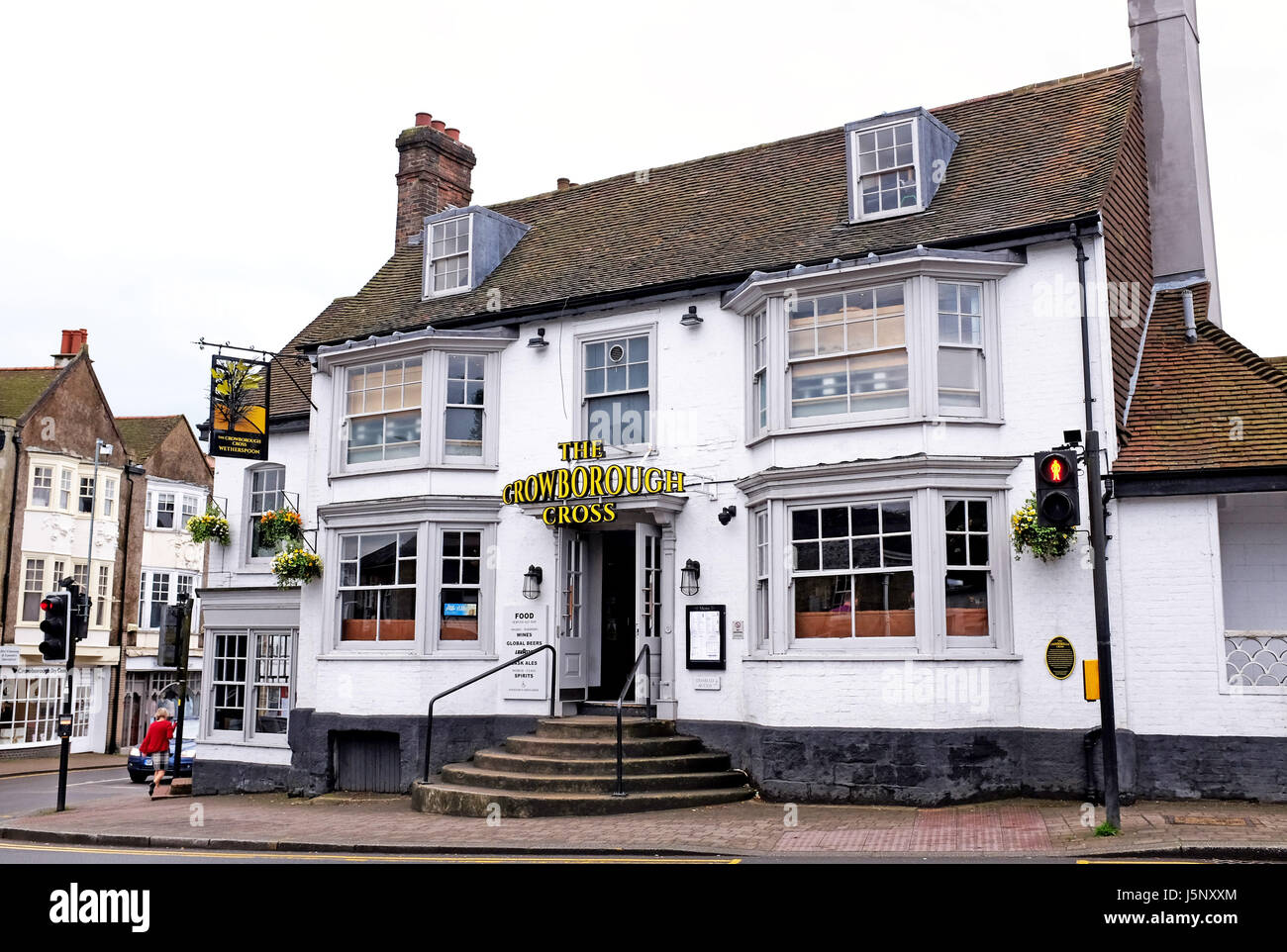 Crowborough East Sussex UK - The Crowborough Cross pub Stock Photo - Alamy