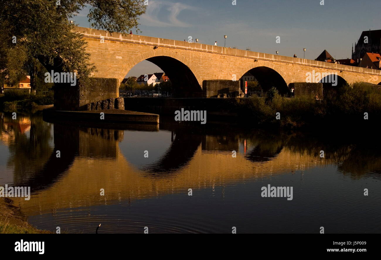 city town bavaria bridges style of construction architecture ...