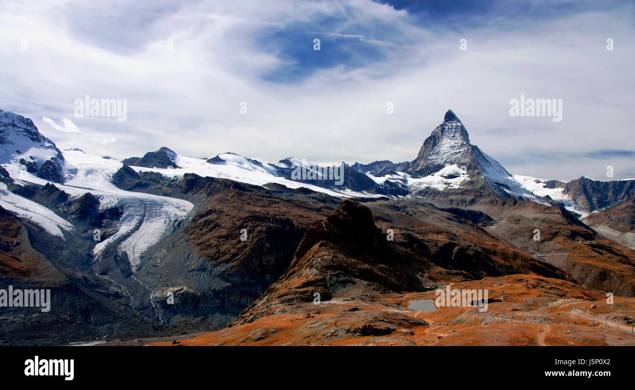 alps switzerland ice border glacier valais matterhorn snow climate ...