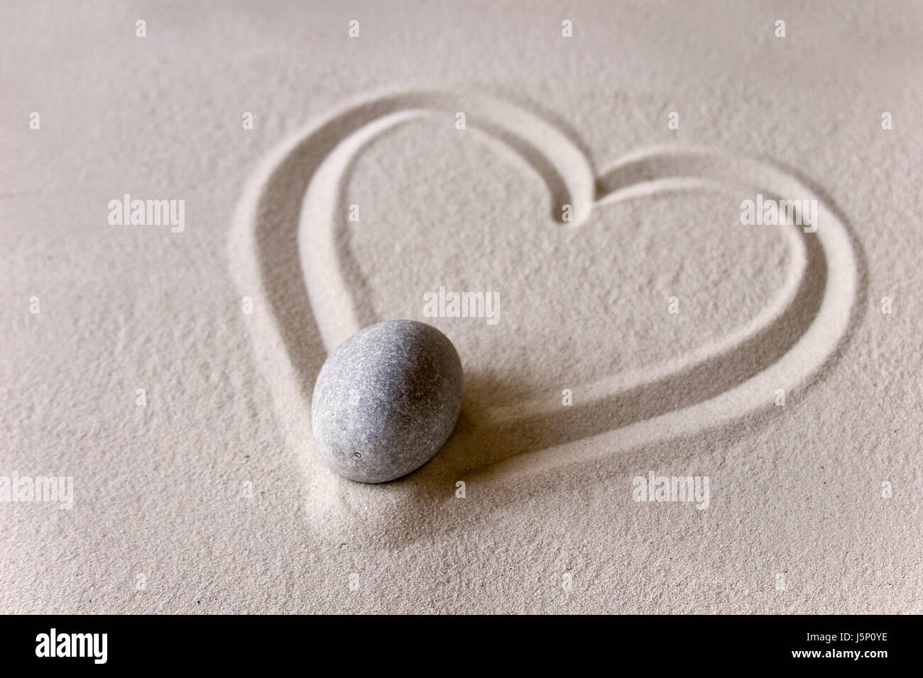heart of sand Stock Photo - Alamy