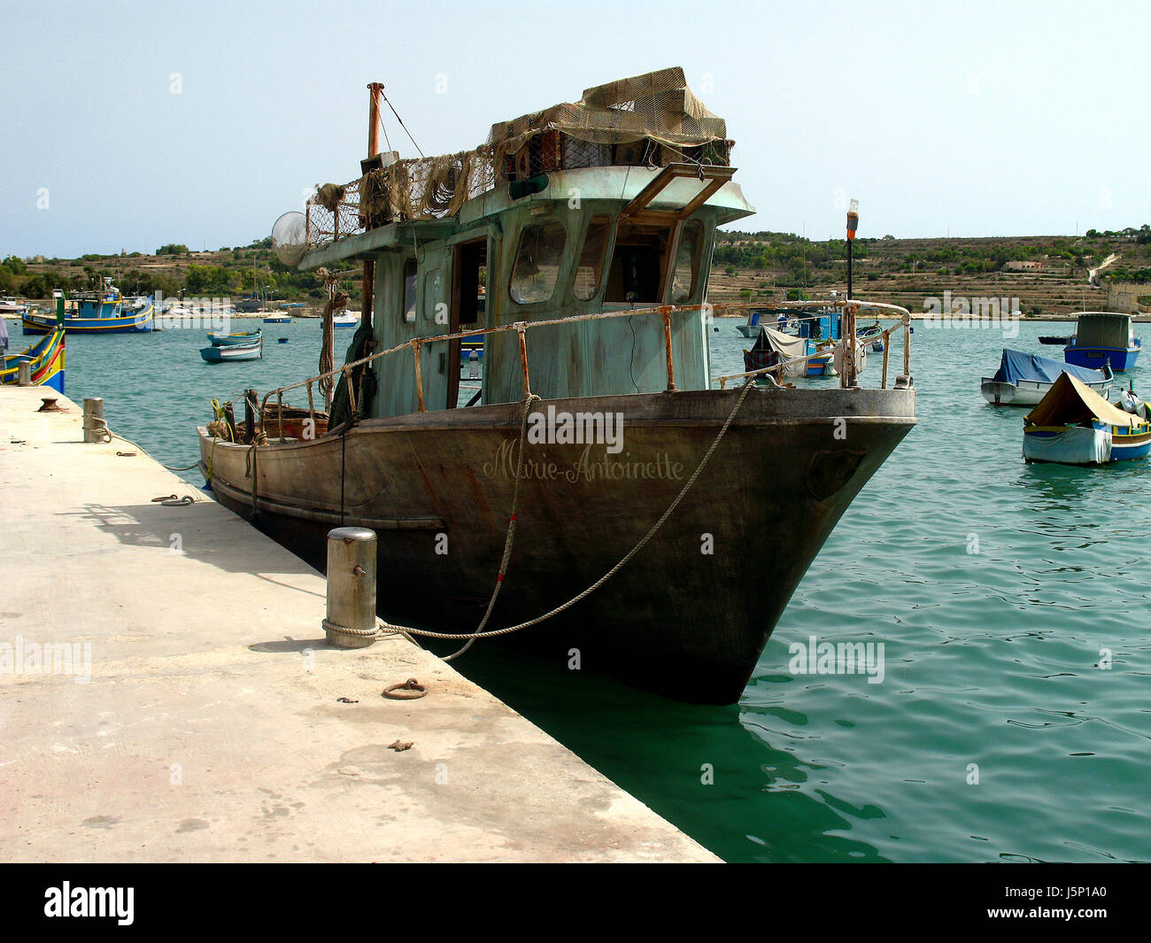 harbor rusty fishing boat malta boats sailing boat sailboat rowing boat ...