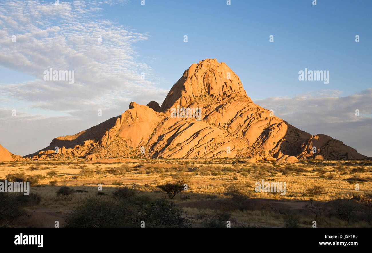 stone africa savannah namibia evening rock erosion dry dried up barren ...