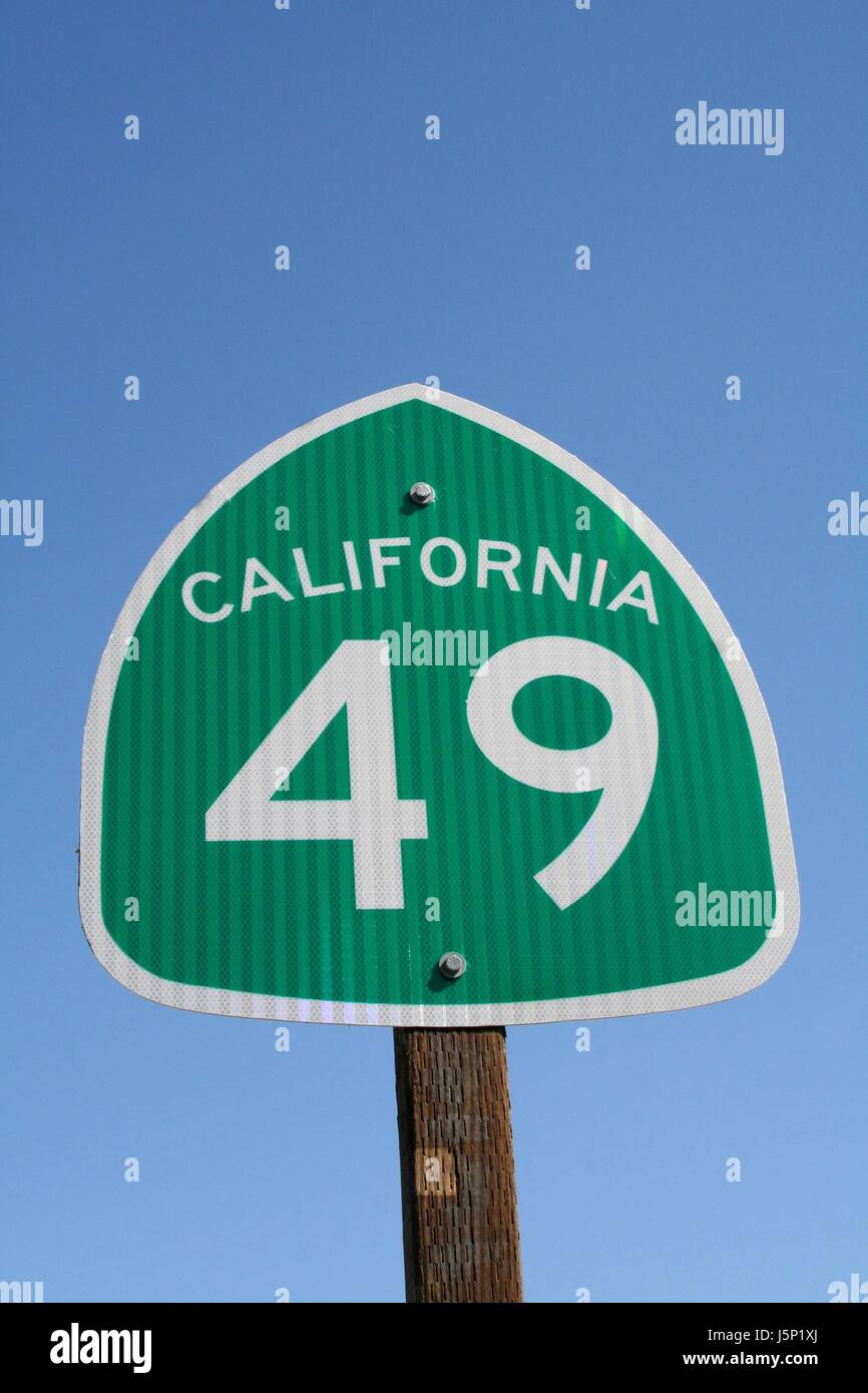 california highway 49 Stock Photo - Alamy