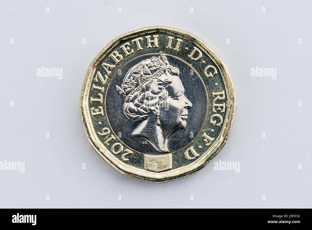 New design of £1 coin Stock Photo - Alamy