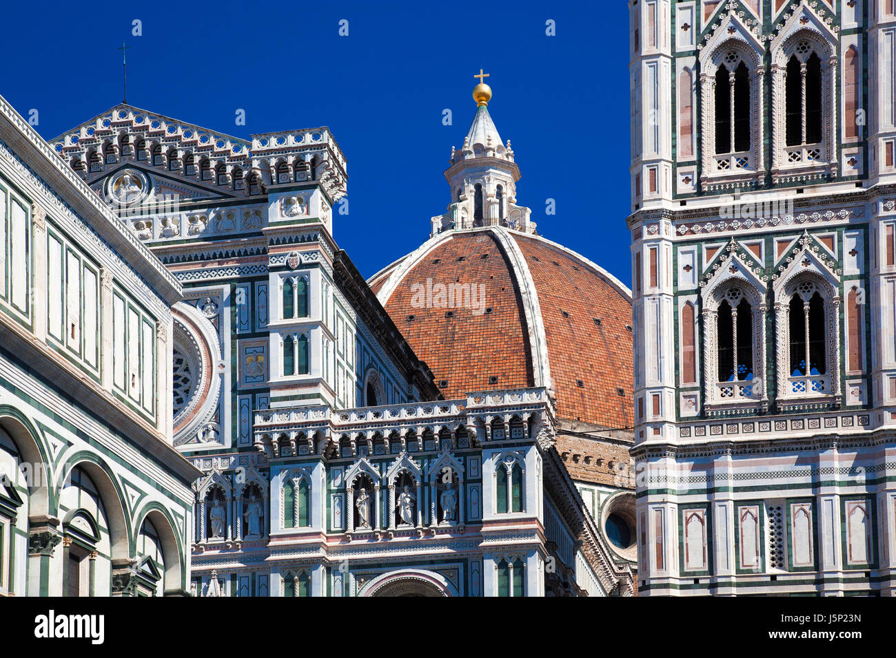 beautiful renaissance cathedral Santa Maria del Fiore in Florence ...