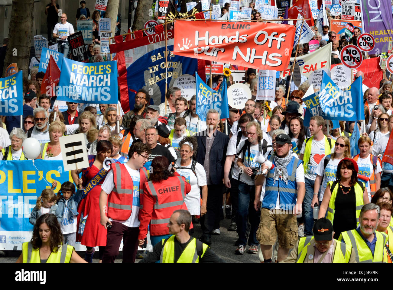 London nhs demo hi-res stock photography and images - Alamy