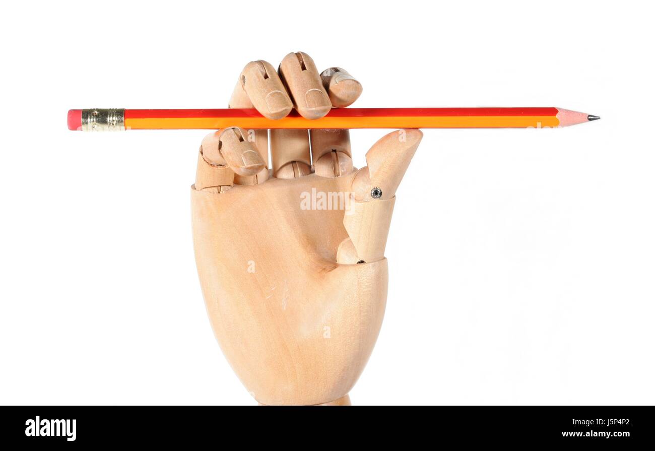 Hand Erasing With Pencil