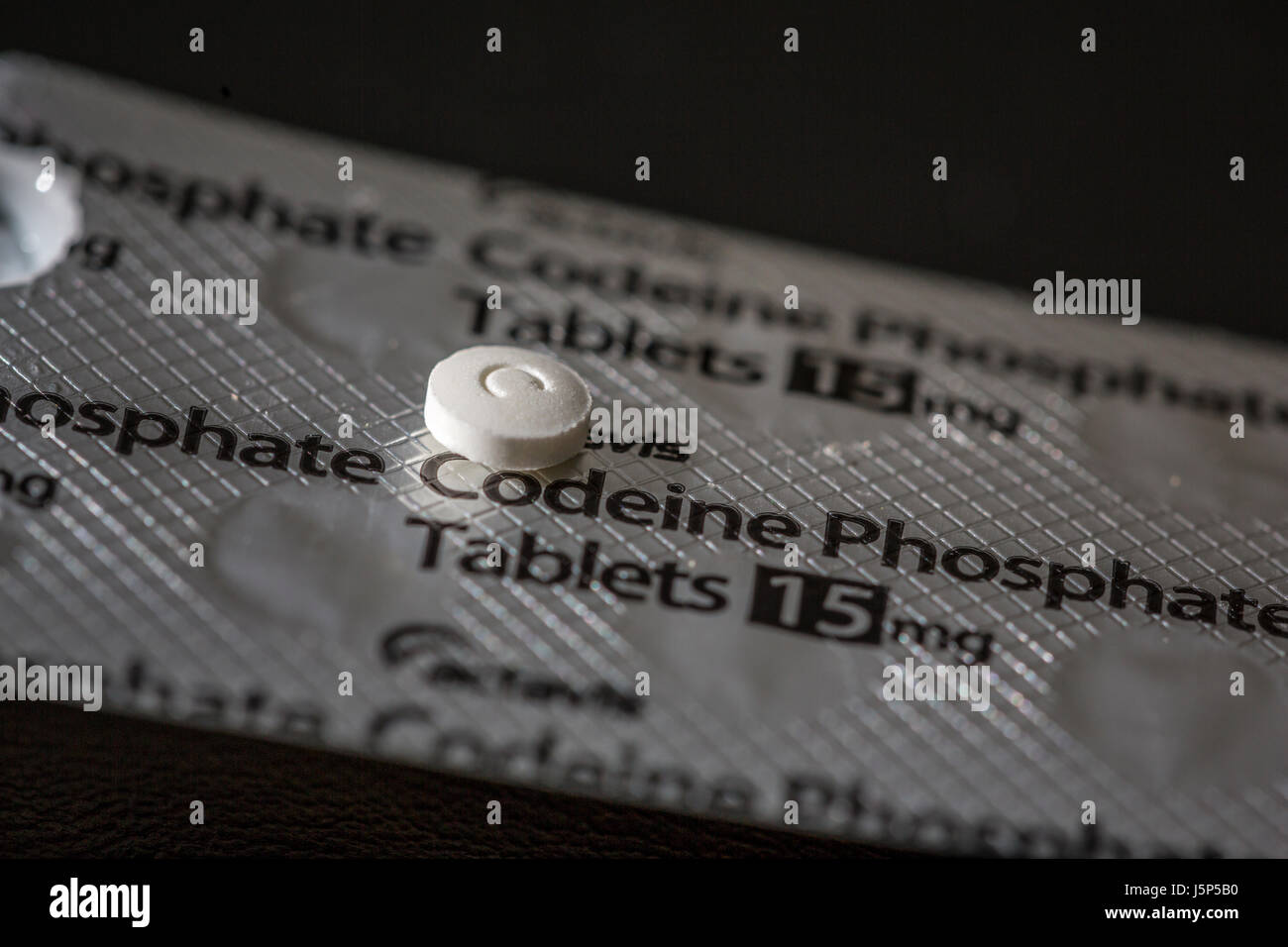 Pain relief medicine, Codeine Phosphate Stock Photo - Alamy