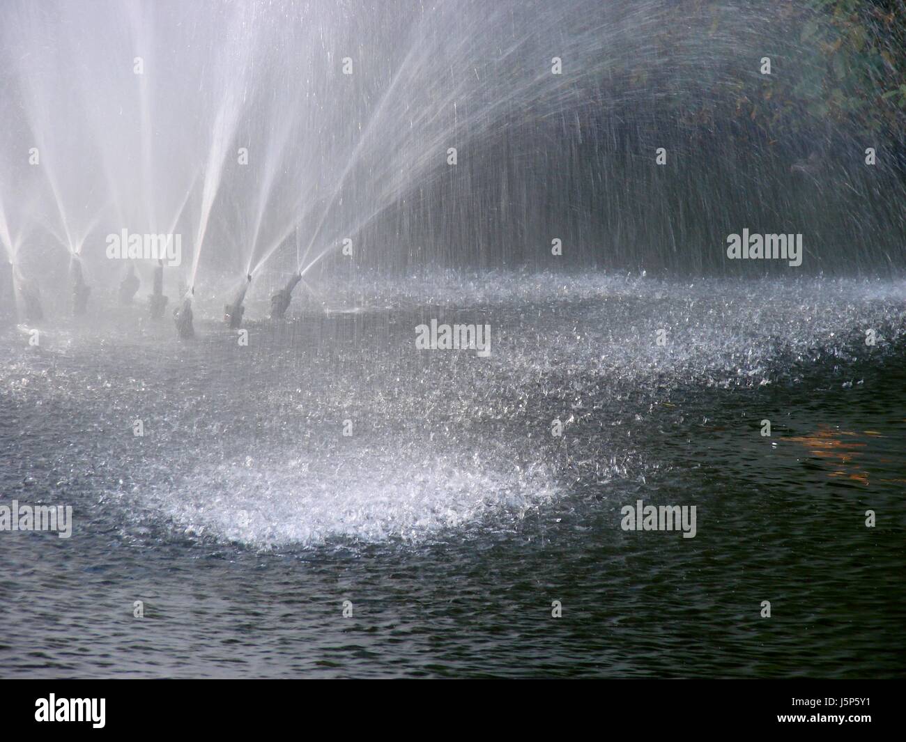 wet fresh water pond water nozzles tranquillity drop drip drops seeping ...