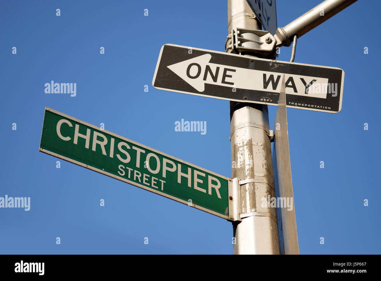 christopher street sign Stock Photo - Alamy