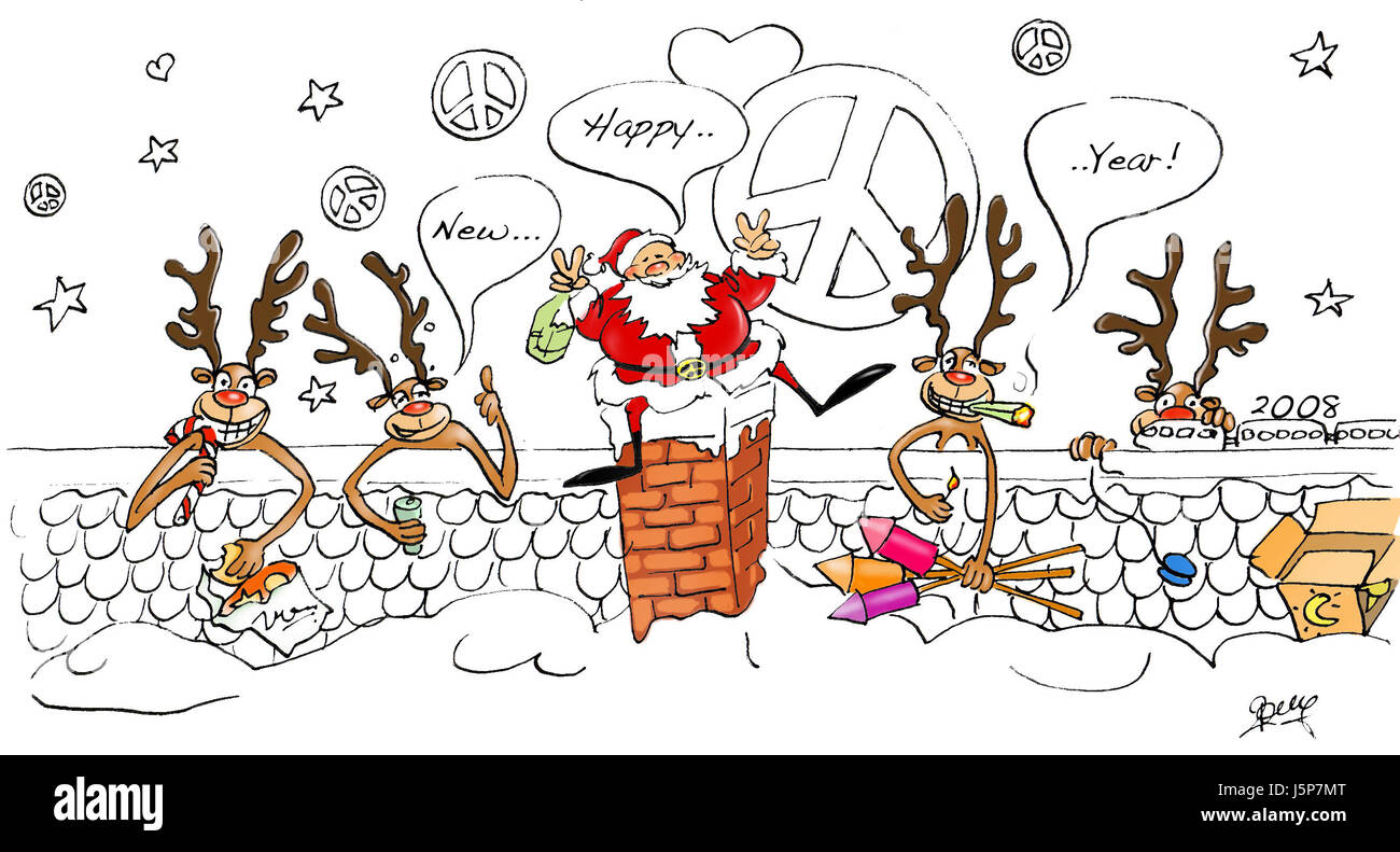 cigarette sweets cold new father christmas four beer fire conflagration ...