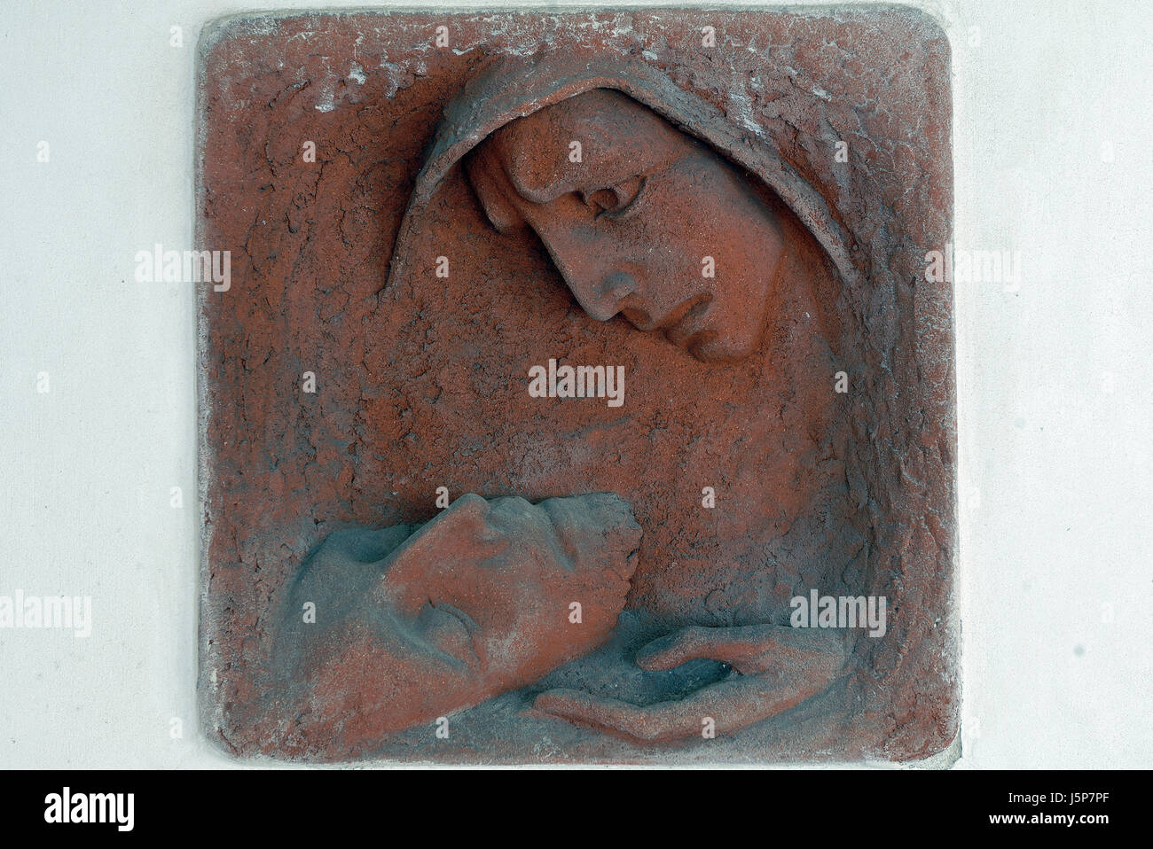 christian representation maria and jesus Stock Photo - Alamy