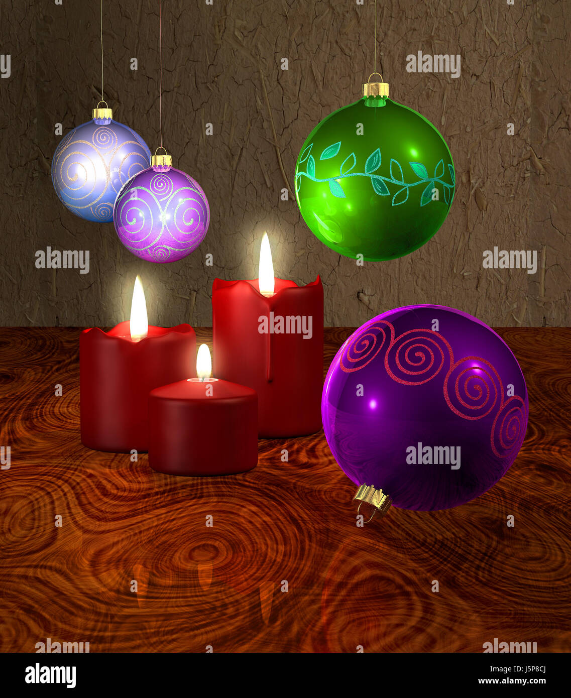 brilliance candles festive solemn christmas ball ball christmas tree ...