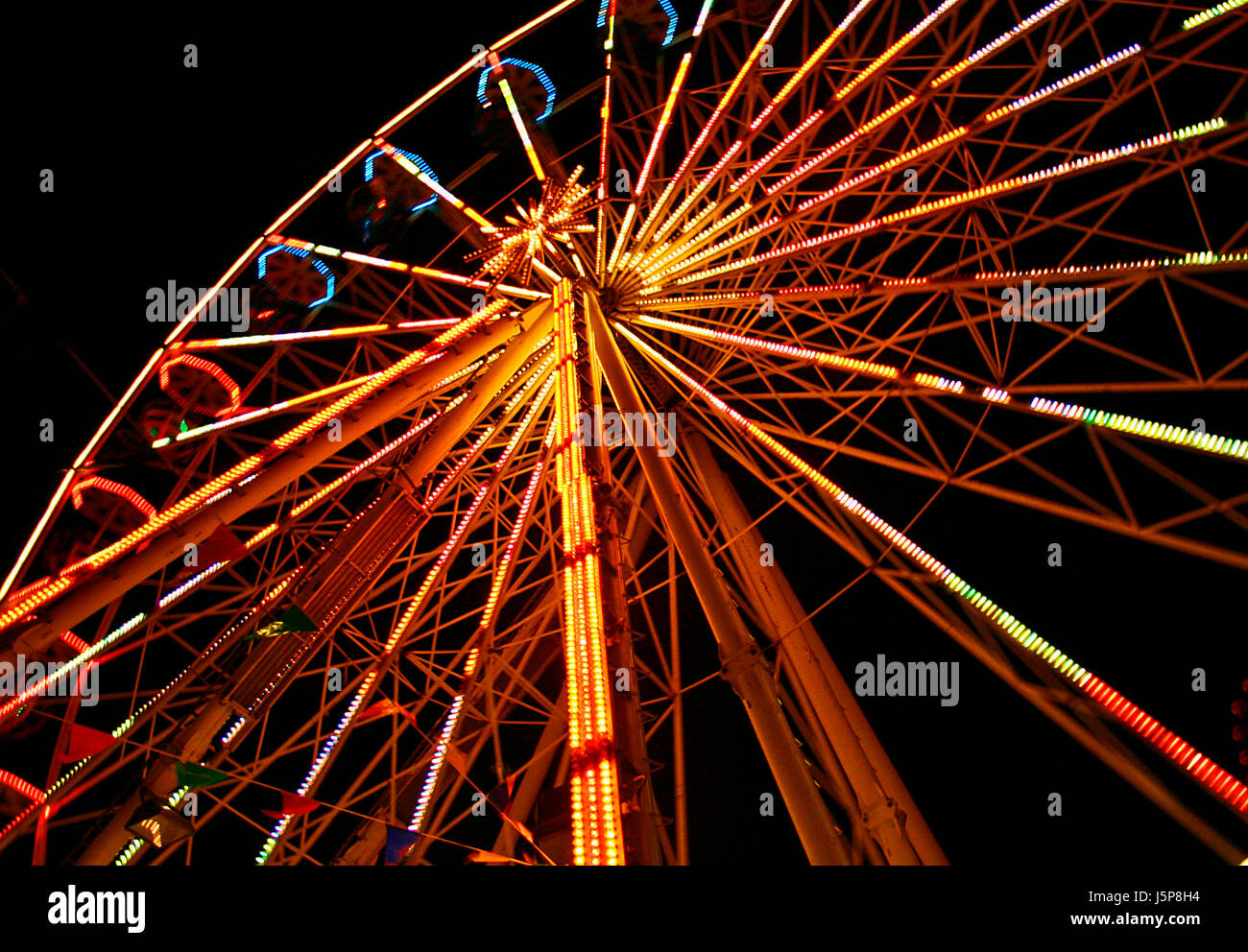 at night parish fair fuss folk festival wheel ferris wheel giant wheel ...
