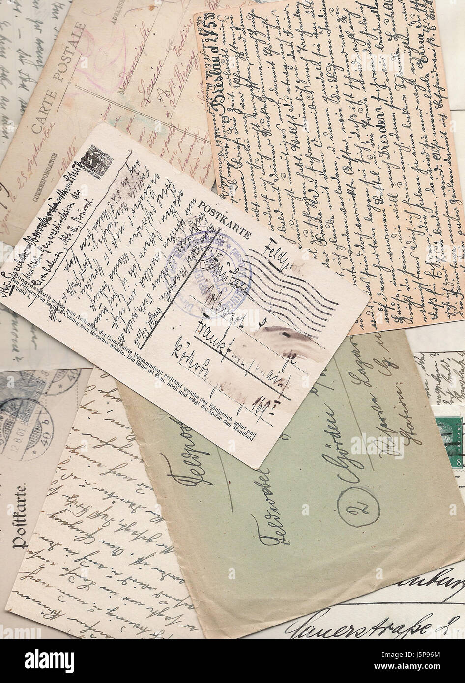 Old letters hi-res stock photography and images - Alamy