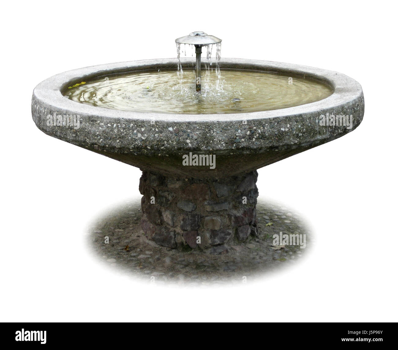 Concrete water fountain Cut Out Stock Images & Pictures - Alamy