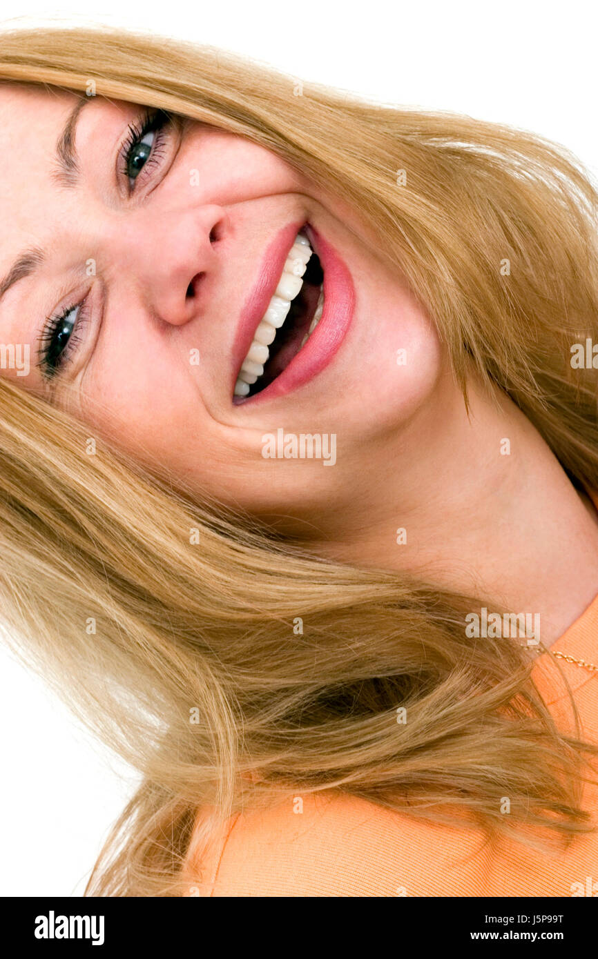 woman women beautiful beauteously nice female teeth skin eyes blank ...