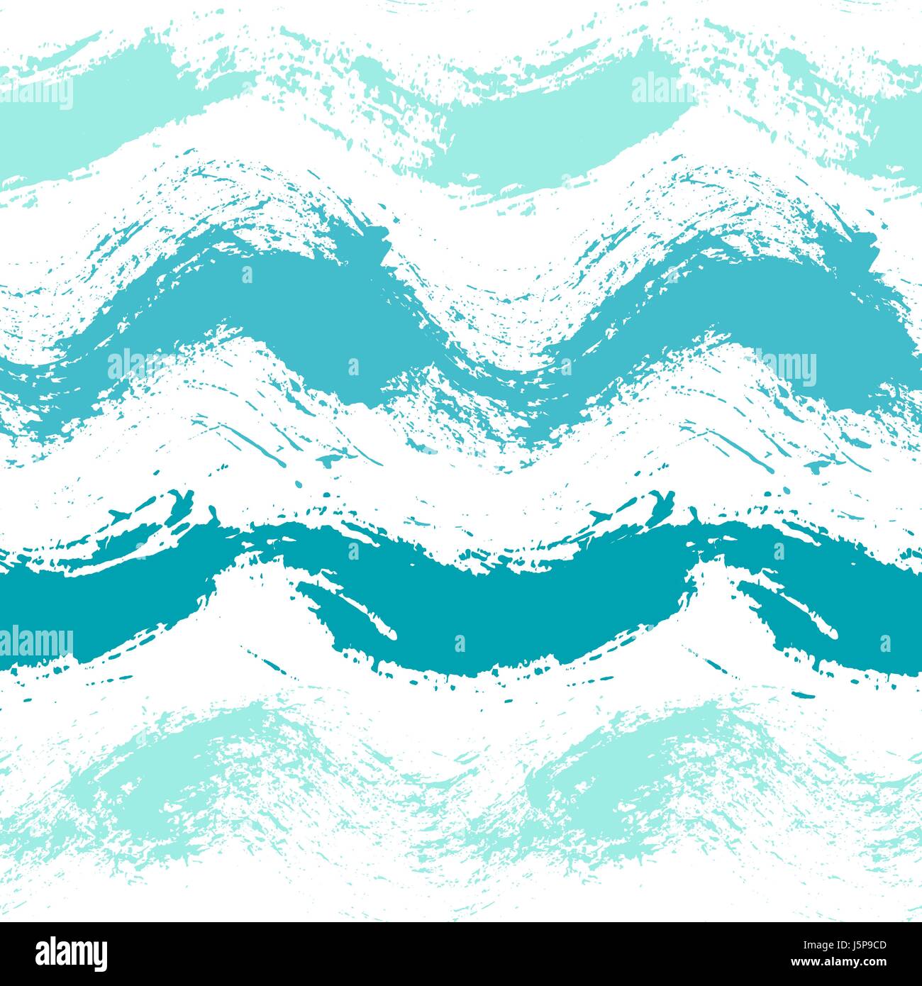 Painted Sea Waves Pattern Background Stock Vector Image & Art - Alamy