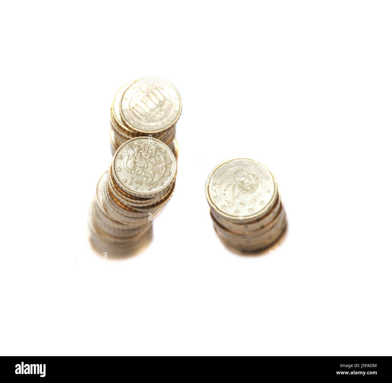 coins from top Stock Photo - Alamy
