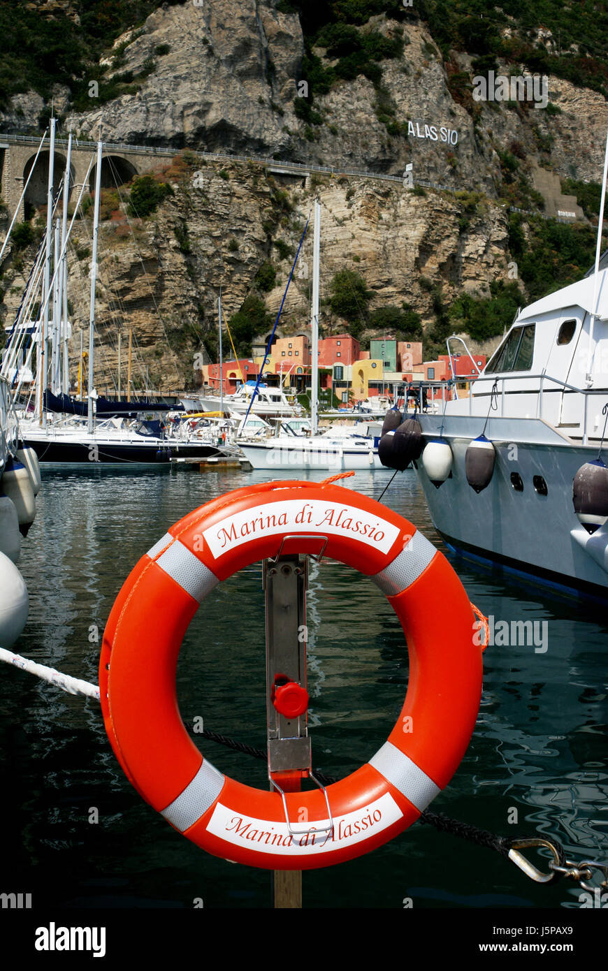 port of alassio Stock Photo - Alamy