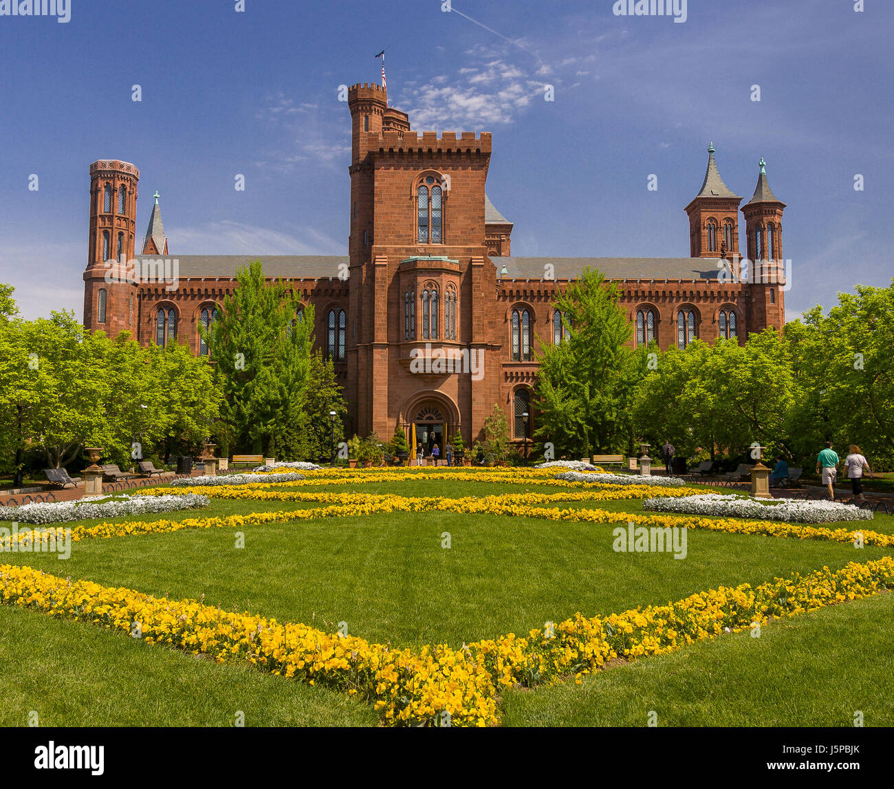 WASHINGTON, DC, USA - Smithsonian Institution Building, known as The ...