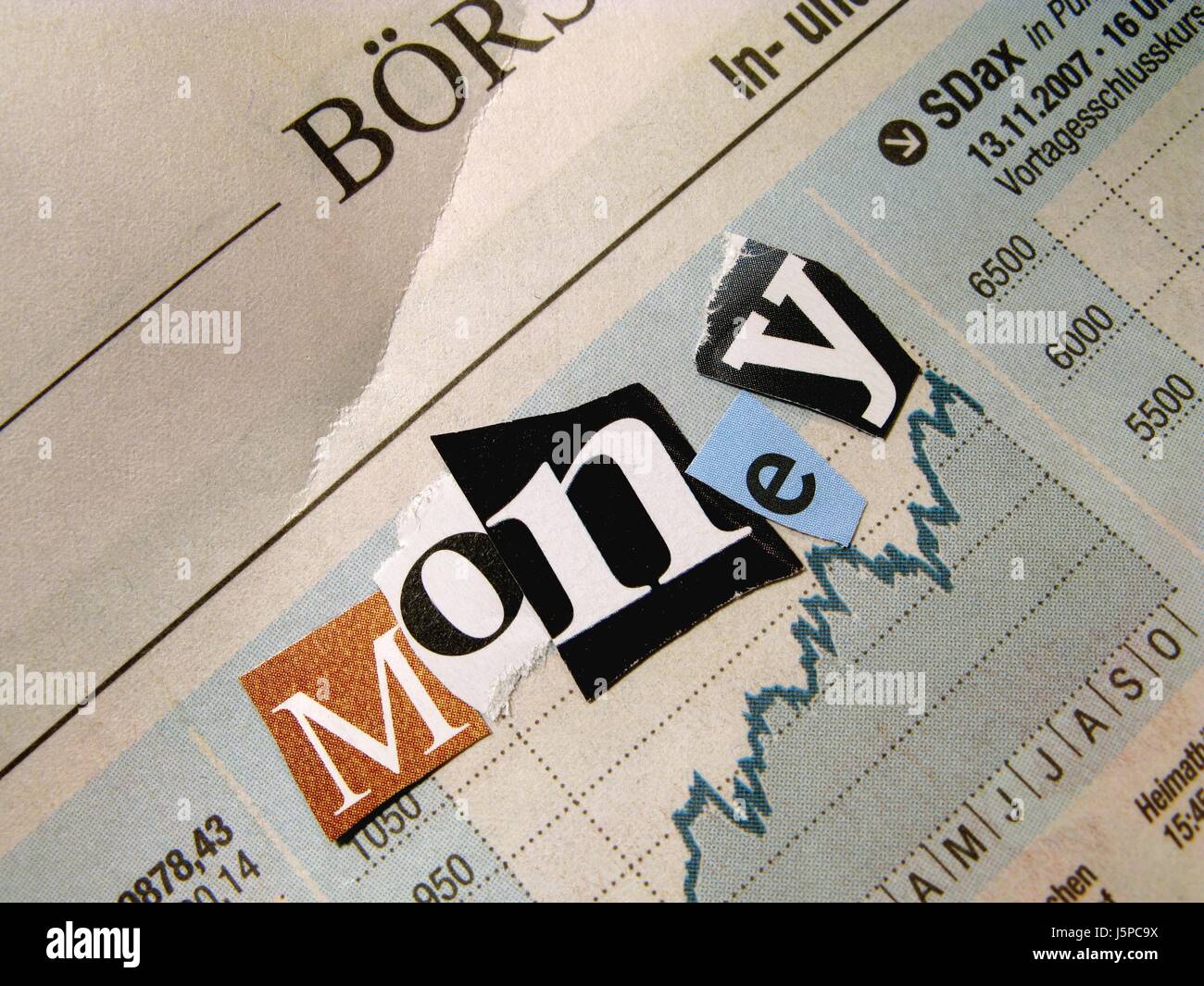 newspaper journal bank lending institution macro close-up macro ...