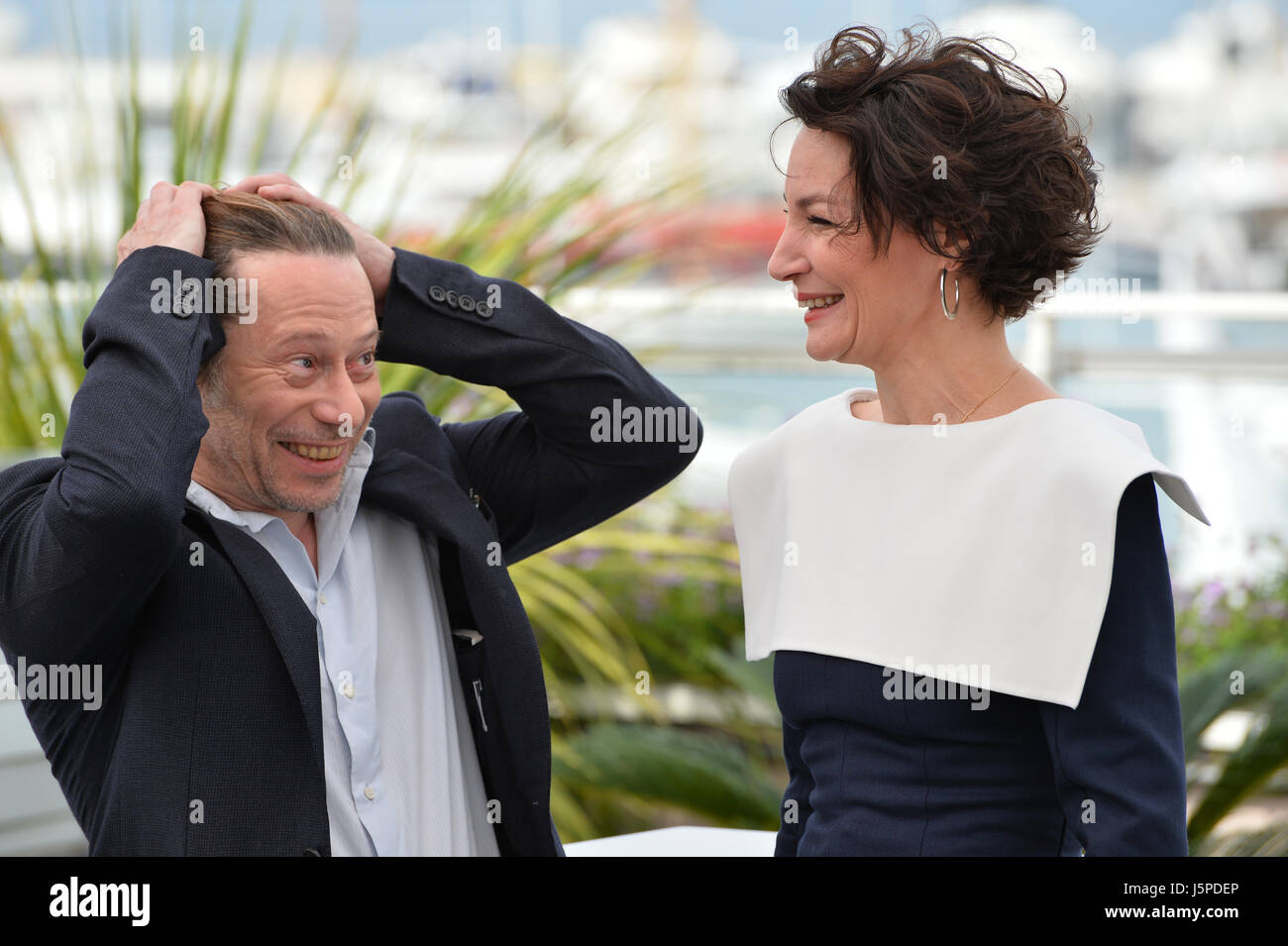 Cannes, France. 18th May, 2017. CANNES, FRANCE. May 18, 2017: Jeanne ...