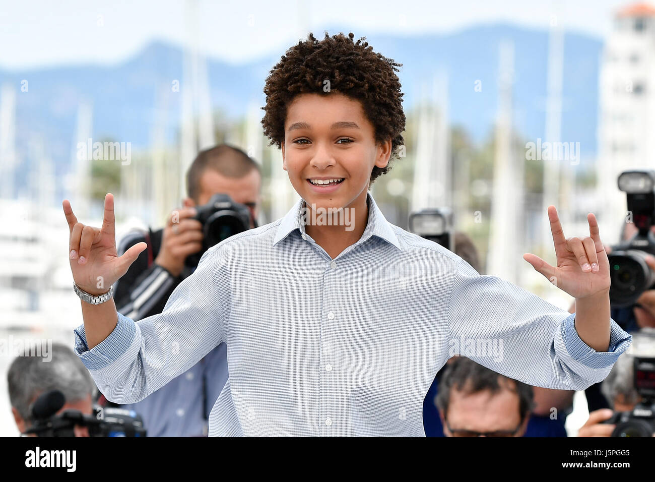 Cannes, France. 18th May, 2017. Actor Jaden Michael of the film ...